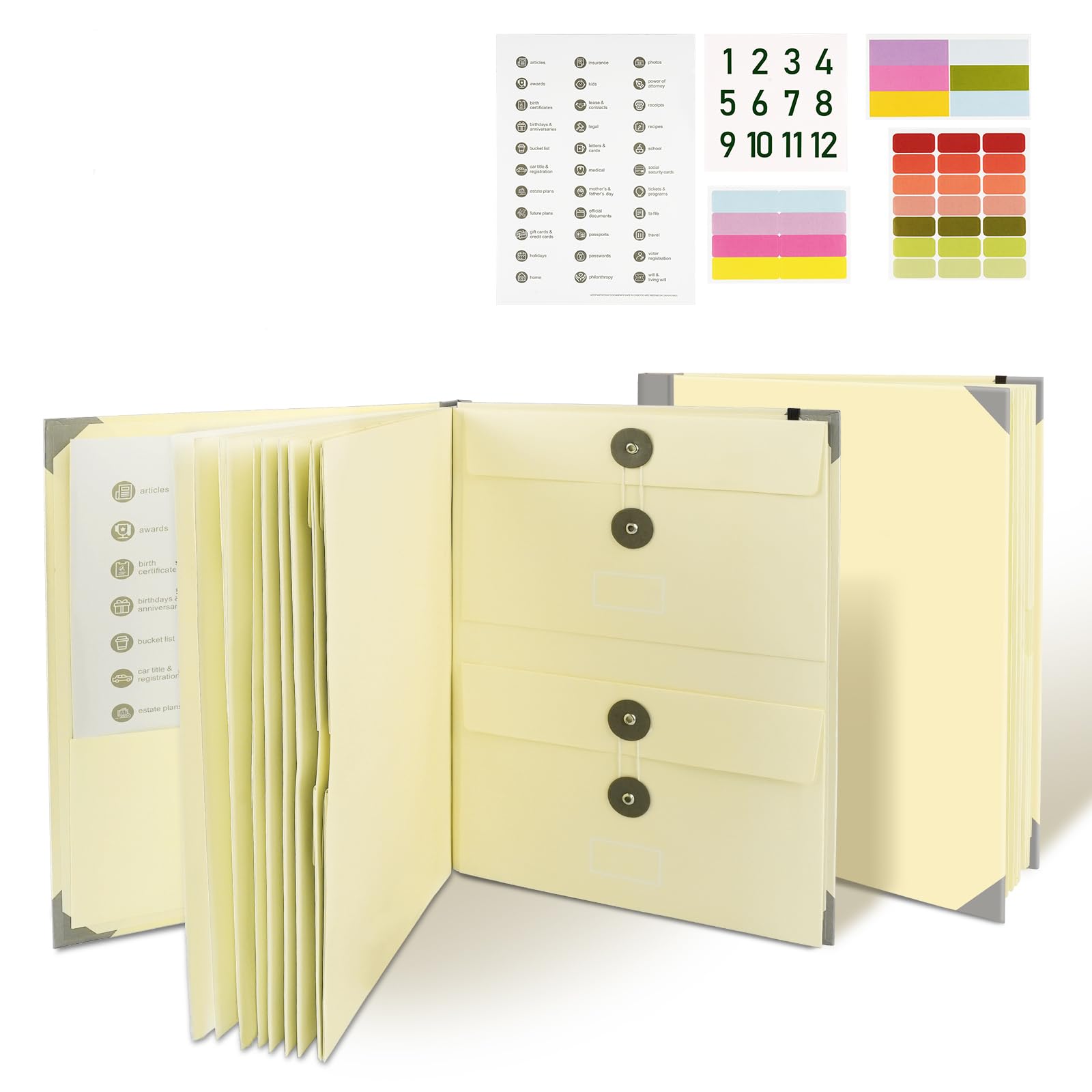 Expanding File Folder 2025 Important Document Organizer Folio,Life ...