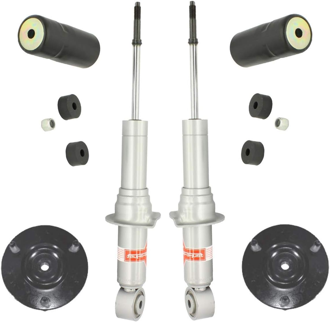 Amazon.com: NEW Front Suspension Struts & Mounts Kit For Toyota Tundra ...