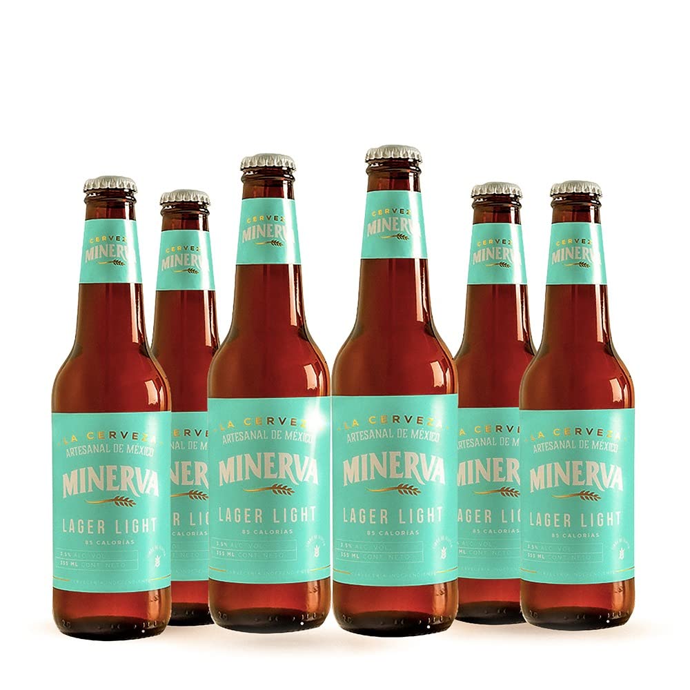 Six Pack Cerveza Minerva Light Lager 355ml C/u : Amazon.com.mx ...