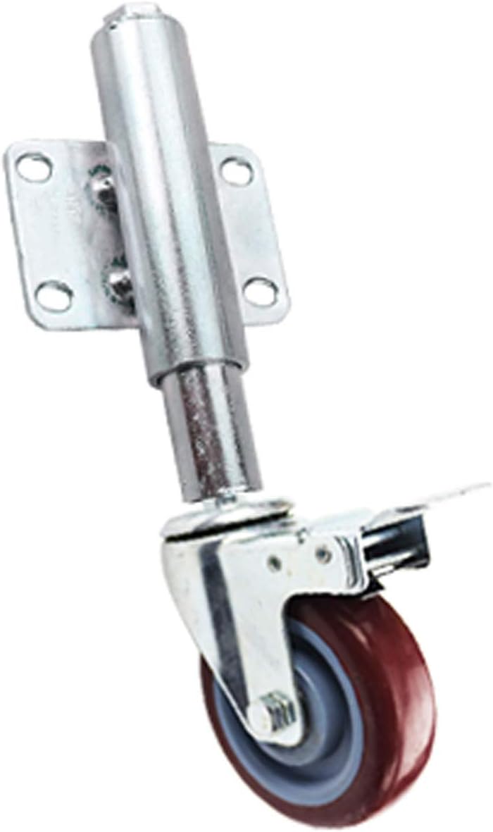 Amazon.com: 3 Inch Heavy Duty Spring Loaded Casters Polyurethane Gate ...