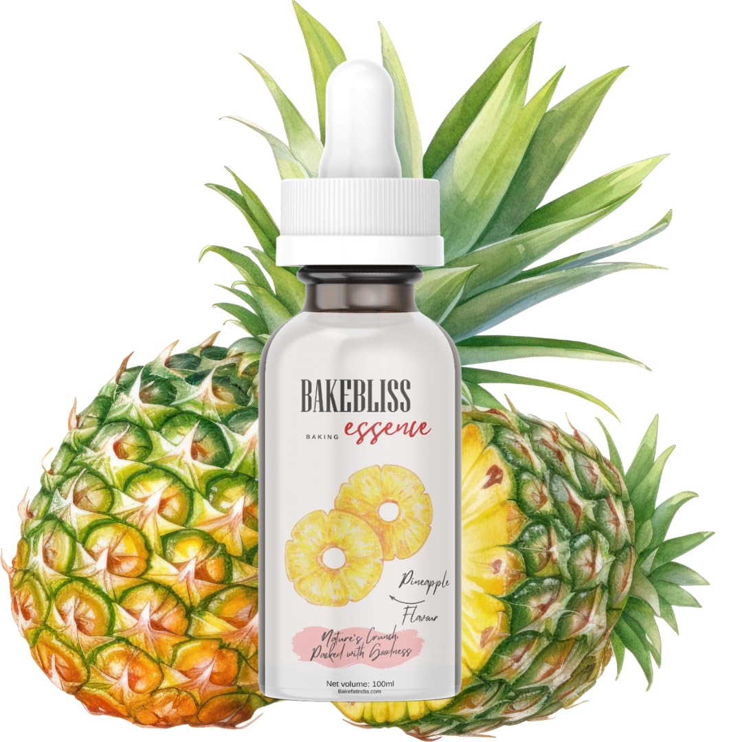 Bakebliss Essences Pineapple Flavour 100ml : Amazon.in: Grocery ...
