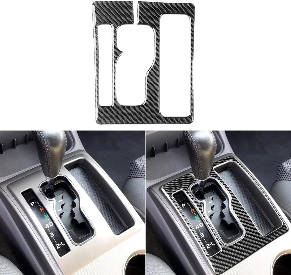 Amazon.com: UOADA Car Center Console Gear Shift Panel Shifter Plate ...
