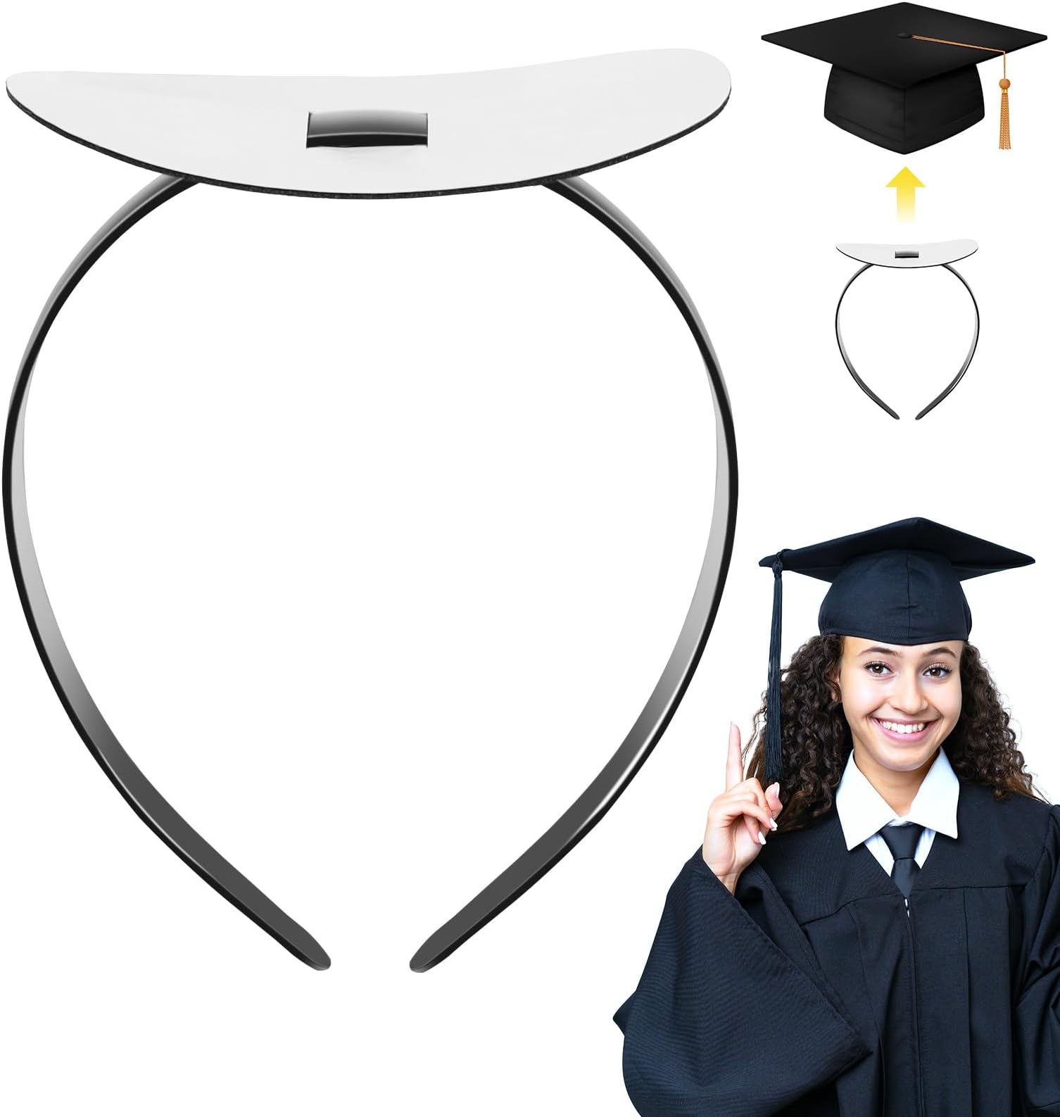 Amazon.com: Grad Cap Remix - The ORIGINAL Graduation Cap Headband ...