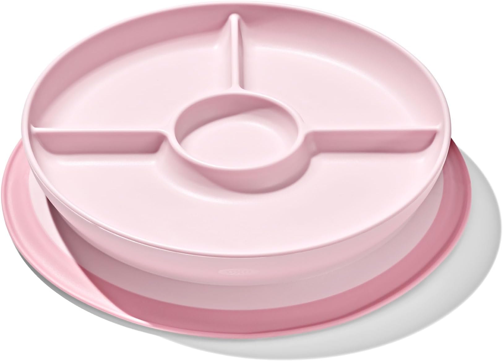 Amazon.com: OXO Tot Stick & Stay Suction Divided Plate - Navy : Baby