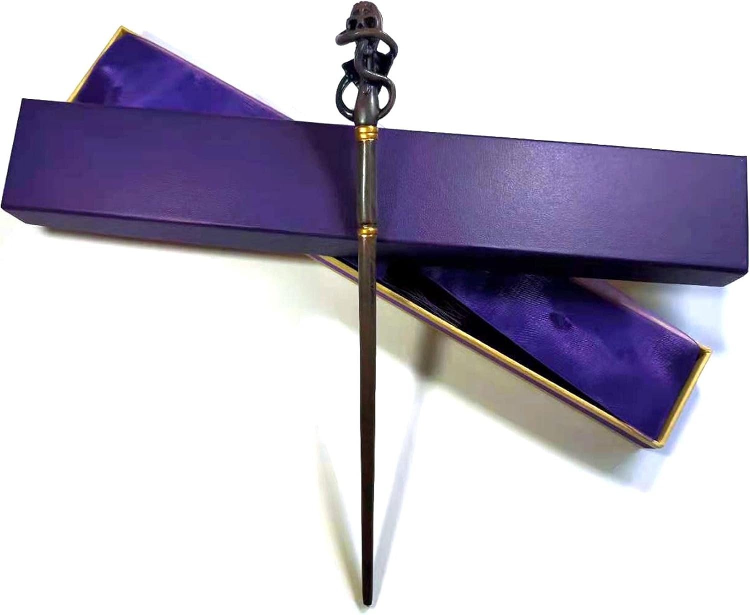 Amazon.com: WENC Metal Wizard Training Magic Wands Wand Movie Prop ...