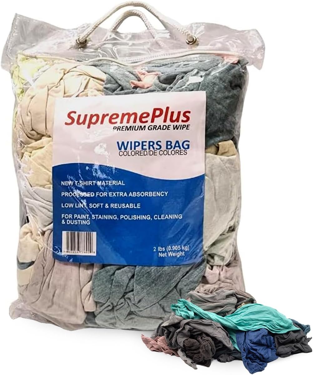 Amazon.com: SupremePlus Premium Color Knit Rags - Shop Bulk Cleaning T ...