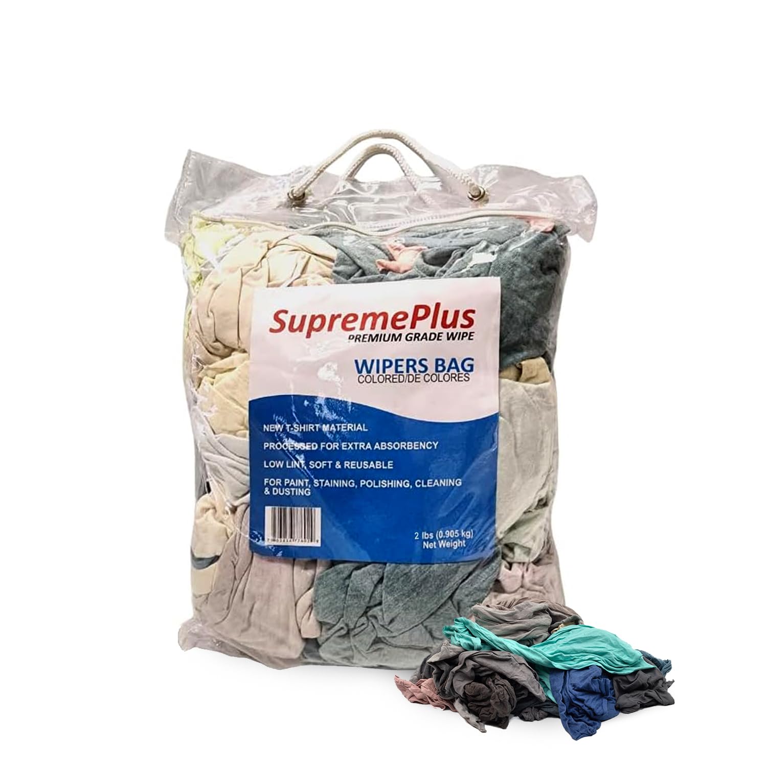 Amazon.com: SupremePlus Premium Color Knit Rags - Shop Bulk Cleaning T ...