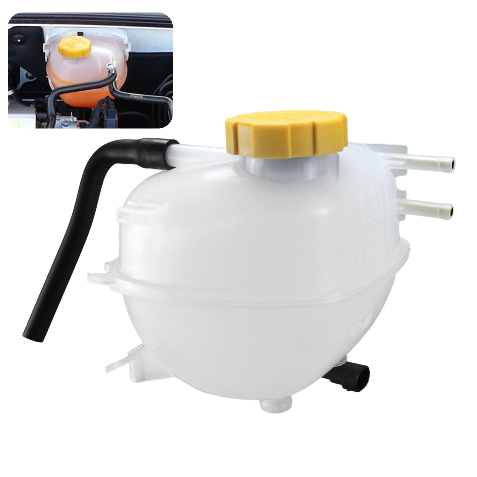 Amazon.com: CEYHTLY 1304237 Coolant Reservoir Tank with Cap & Sensor ...