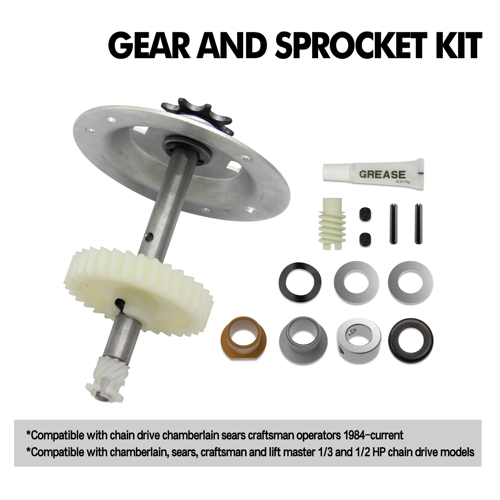 Snapklik.com : Replacement For Liftmaster 41c4220a Gear And Sprocket ...