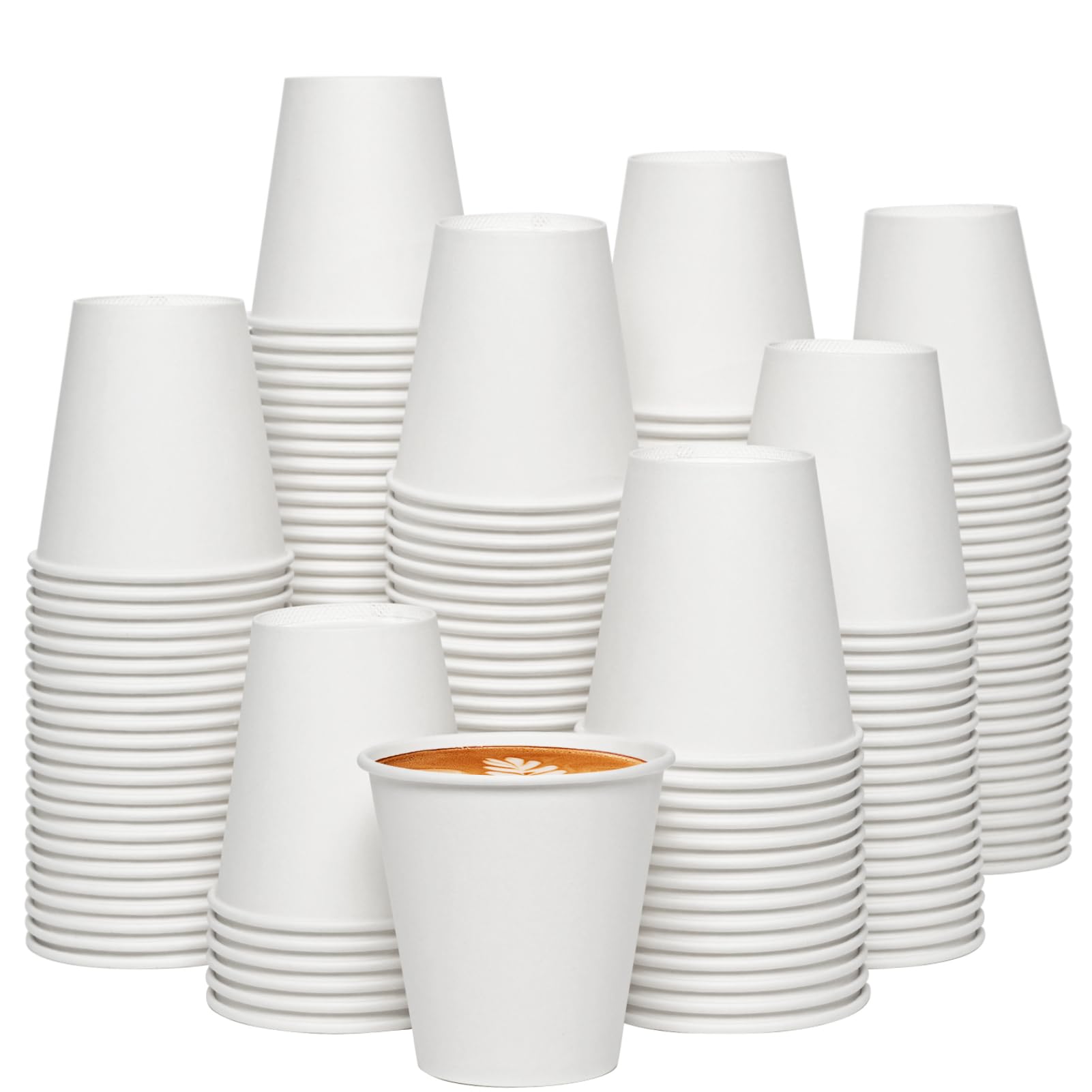Snapklik.com : JOLLY CHEF 300 Pack Disposable Paper Coffee Cups For Hot ...