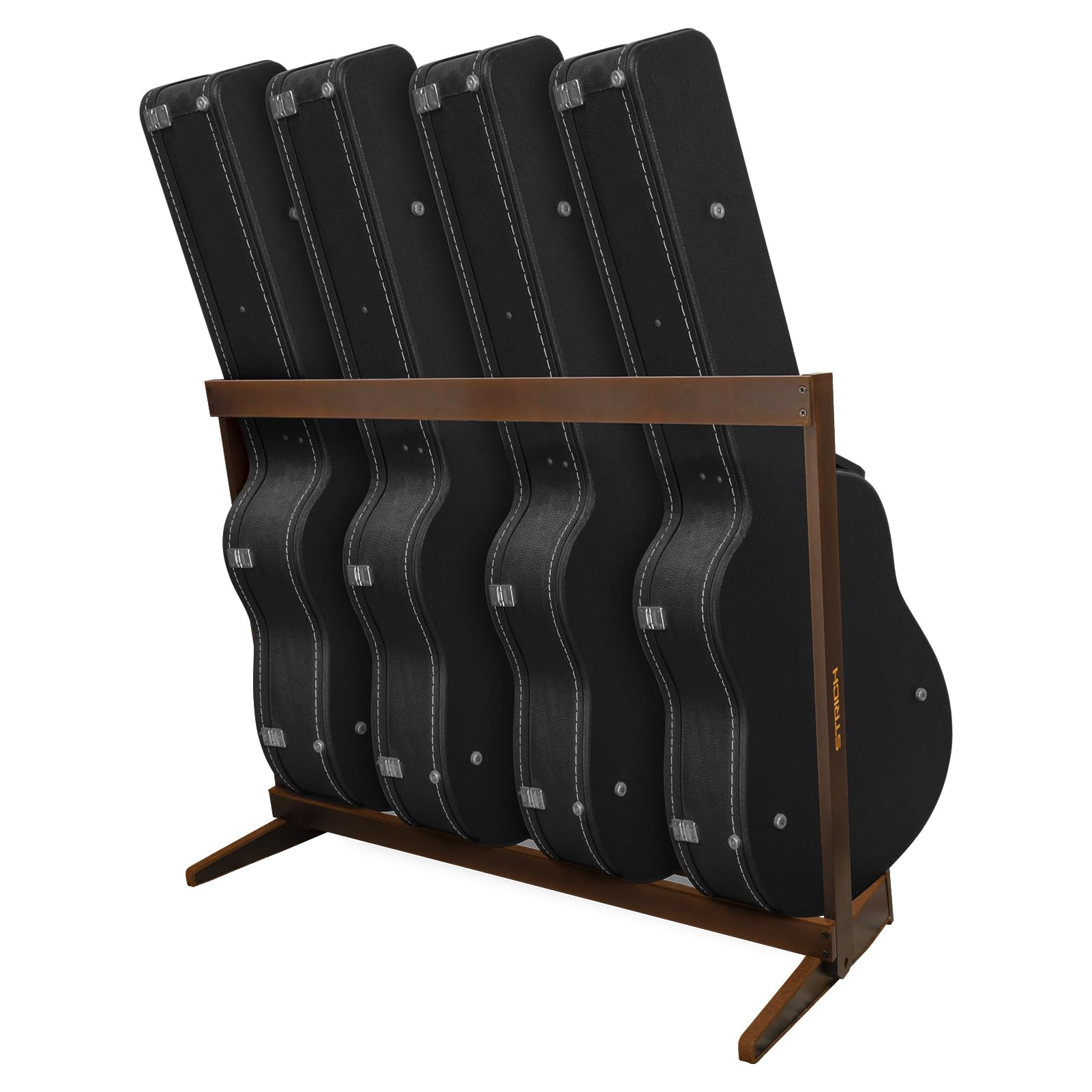 Snapklik.com : STRICH Multiple Guitar Case Rack Stand, Hardwood Folding ...