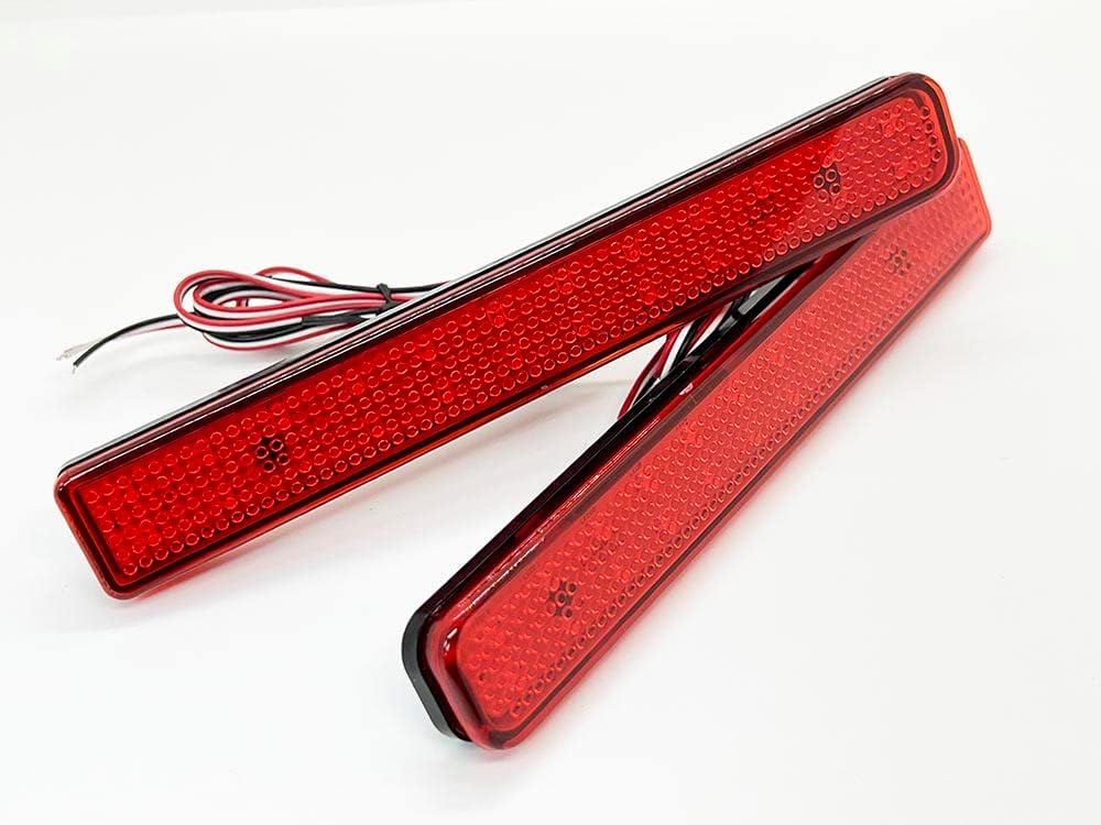 Amazon | 7823 【国内生産 カプラーオン LED リフレクター】 スズキ スペーシアカスタム MK53S テールランプ リア ブレーキ ランプ 連動 反射板機能付き 点灯 ...