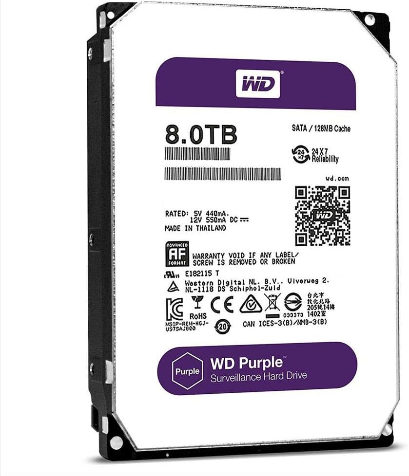 Amazon.in: Buy Western Digital WD 8TB Surveillance Hard Drive (WD80PURZ ...