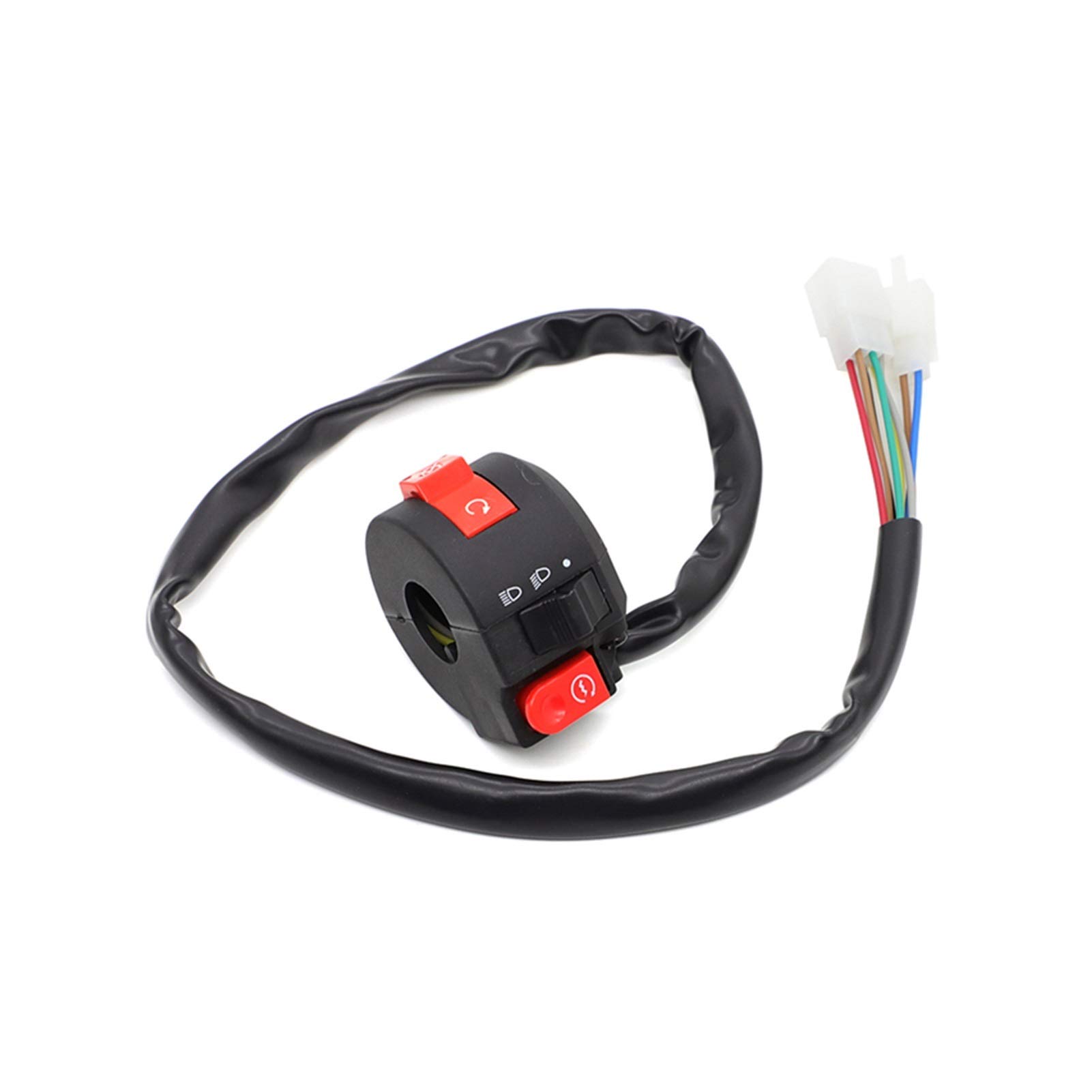 Buy robots master 7/8" Left Motorcycle Switches Kill Start Horn Button ...