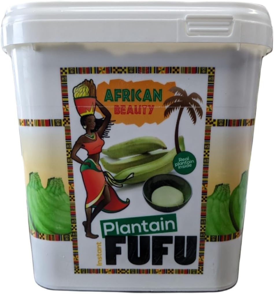 Amazon.com : Plantain Fufu Flour African Mix 24oz - Authentic, Premium ...