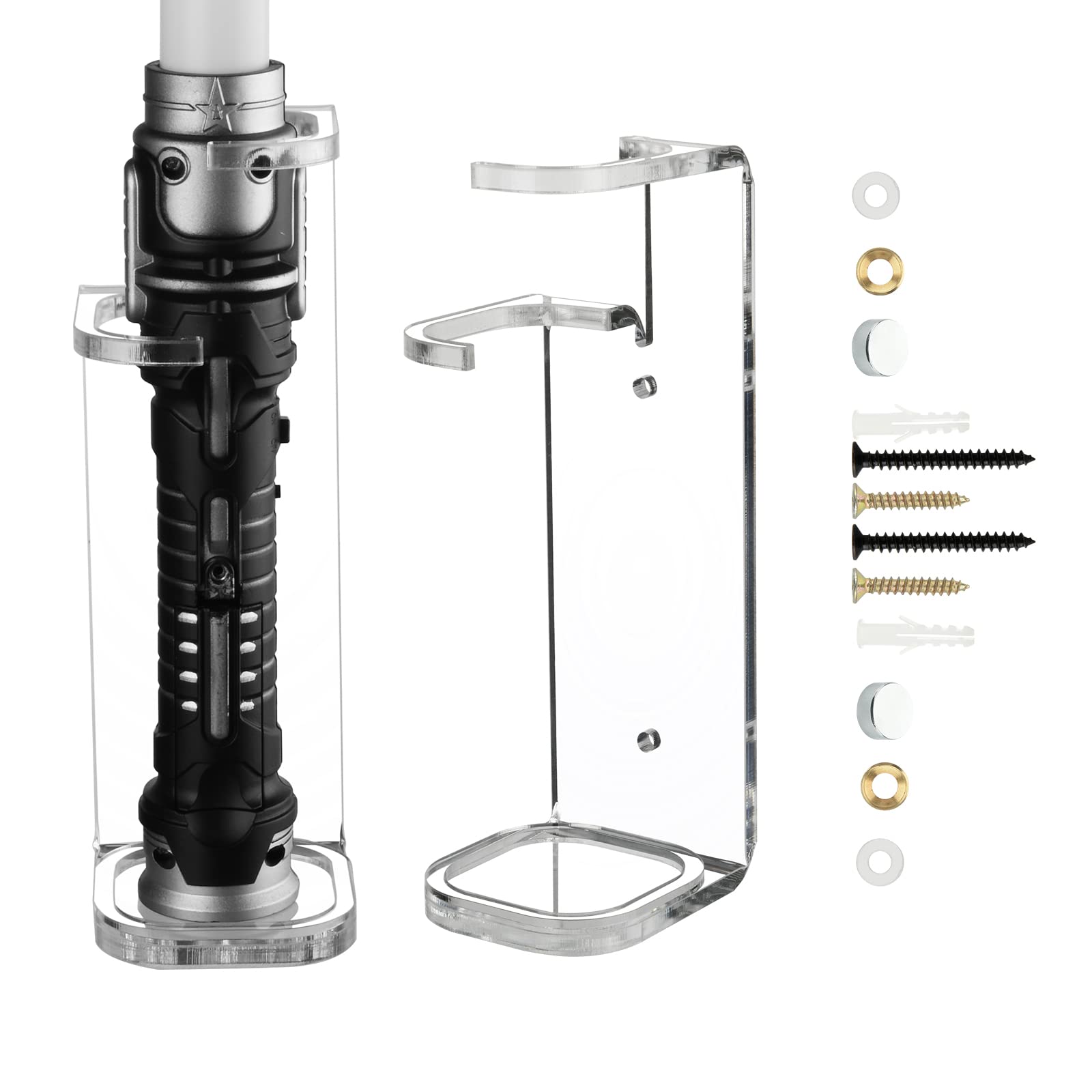 Amazon.com: Cosmos 1 Pc Lightsaber Wall Mount Stand Light Saber Display ...