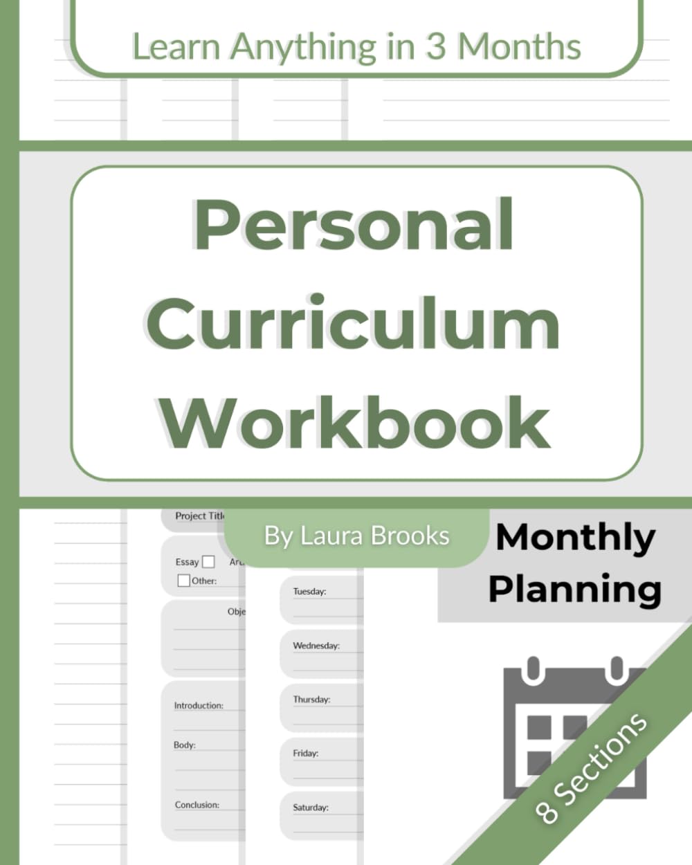 Personal Curriculum Workbook: Learn Anything in 3 Months | Guided Study ...