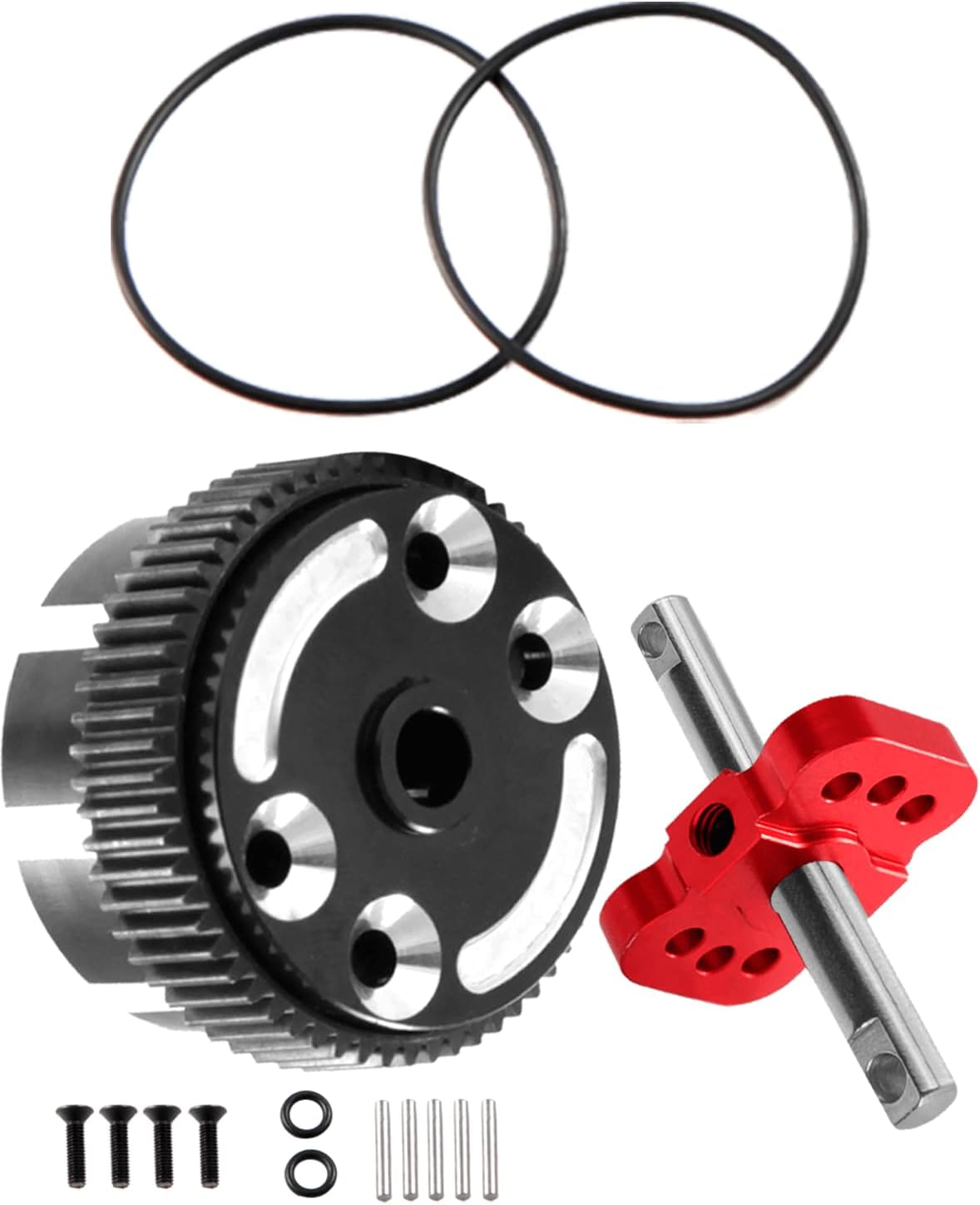 Amazon.com: Rcarmumb RC Differential Locker Spool & Differential Case ...