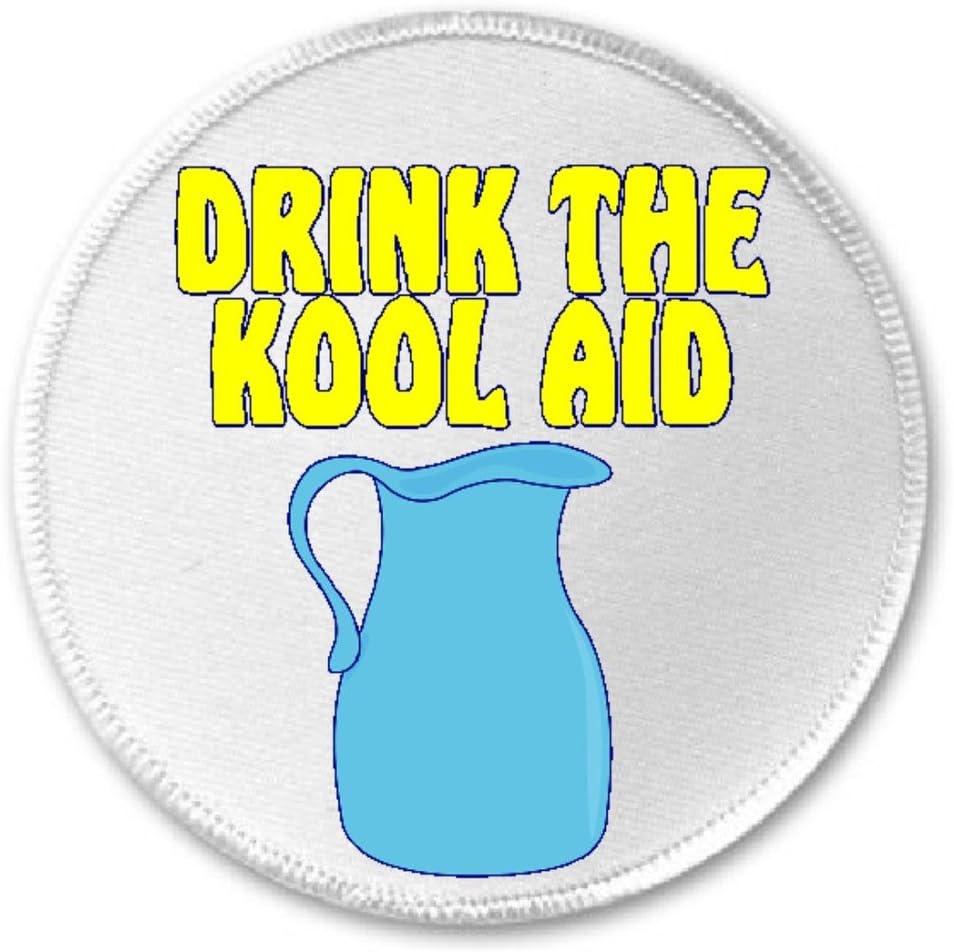 Amazon.com: Drink The Kool Aid - 3" Sew/Iron On Patch Electric Acid Tom ...