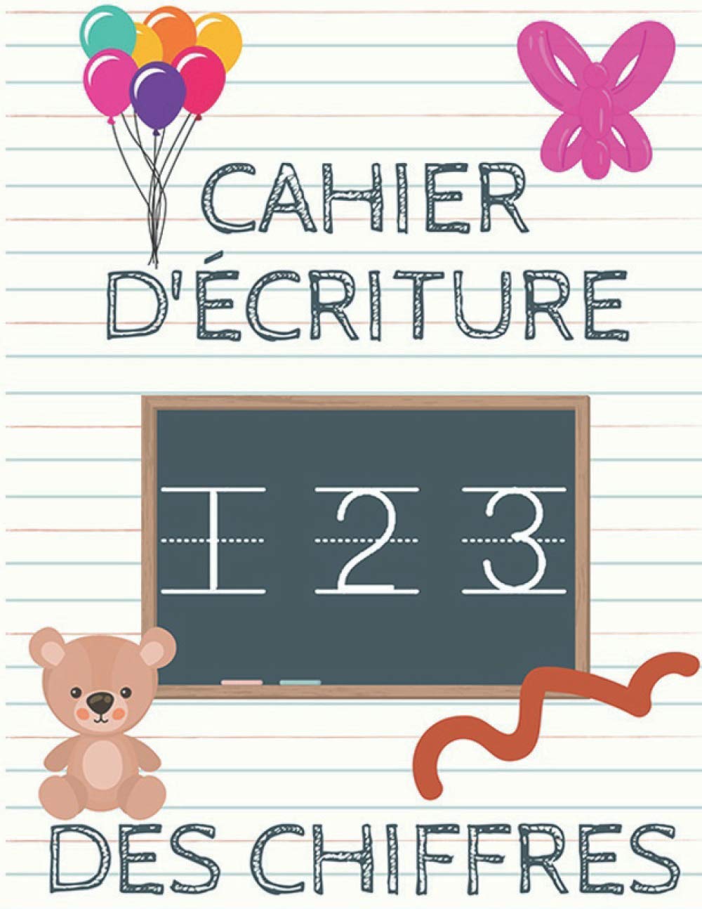 Buy CAHIER D'ÉCRITURE DES CHIFFRES: Apprendre et progresser en s ...