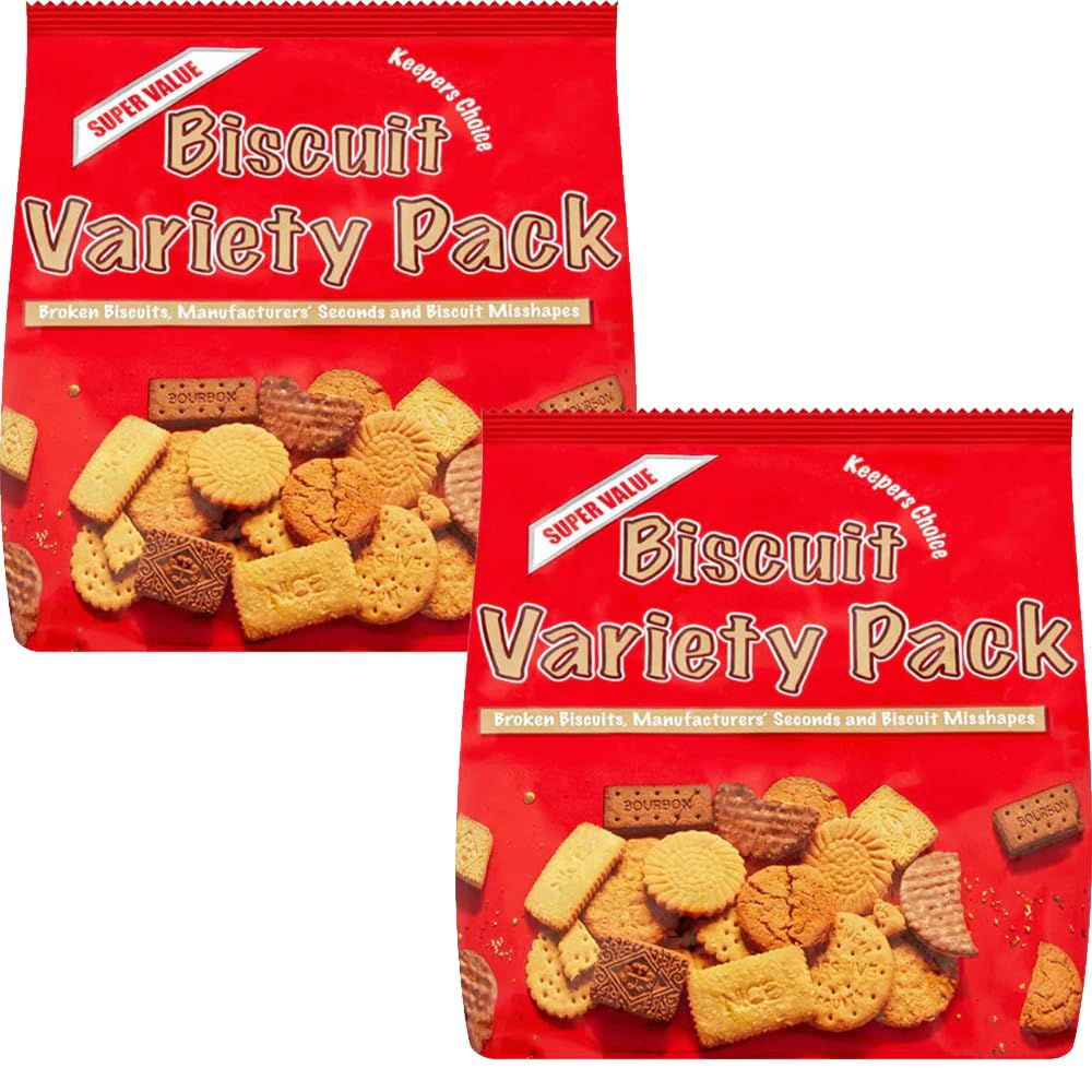 02 x Biscuit Variety Pack 500g - A bag of broken biscuits, manufacturer ...