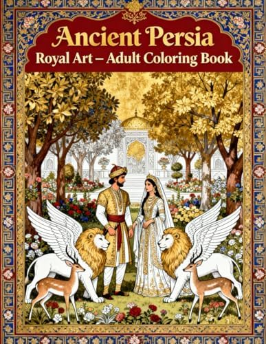 Amazon.com: Ancient Persia Royal Art: Adult Coloring Book: Intricate ...