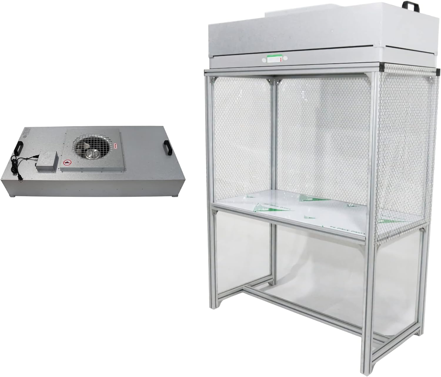 LGXEnzhuo Vertical Laminar Flow Hood Air Flow Clean Workbench Singe Use ...