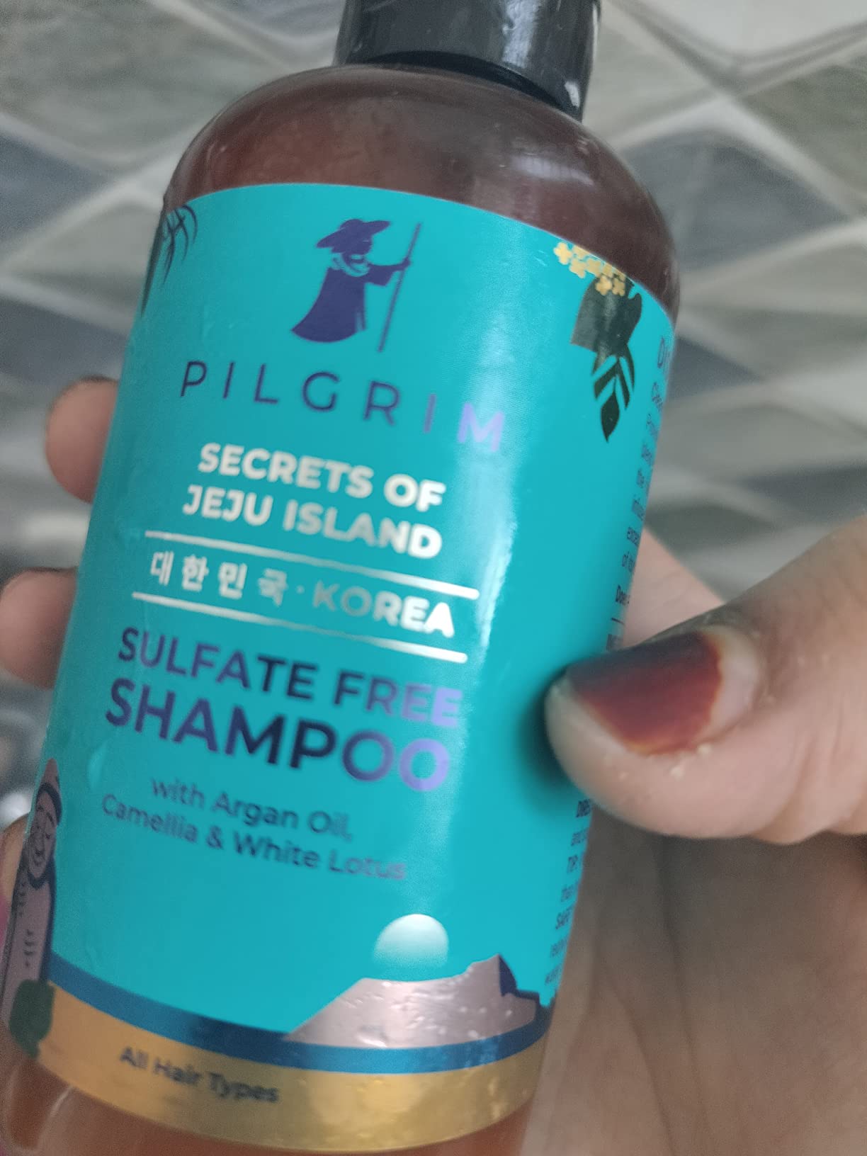 Buy Pilgrim Mild Sulphate Free Shampoo (Argan Oil) For Dry Frizzy Hair ...