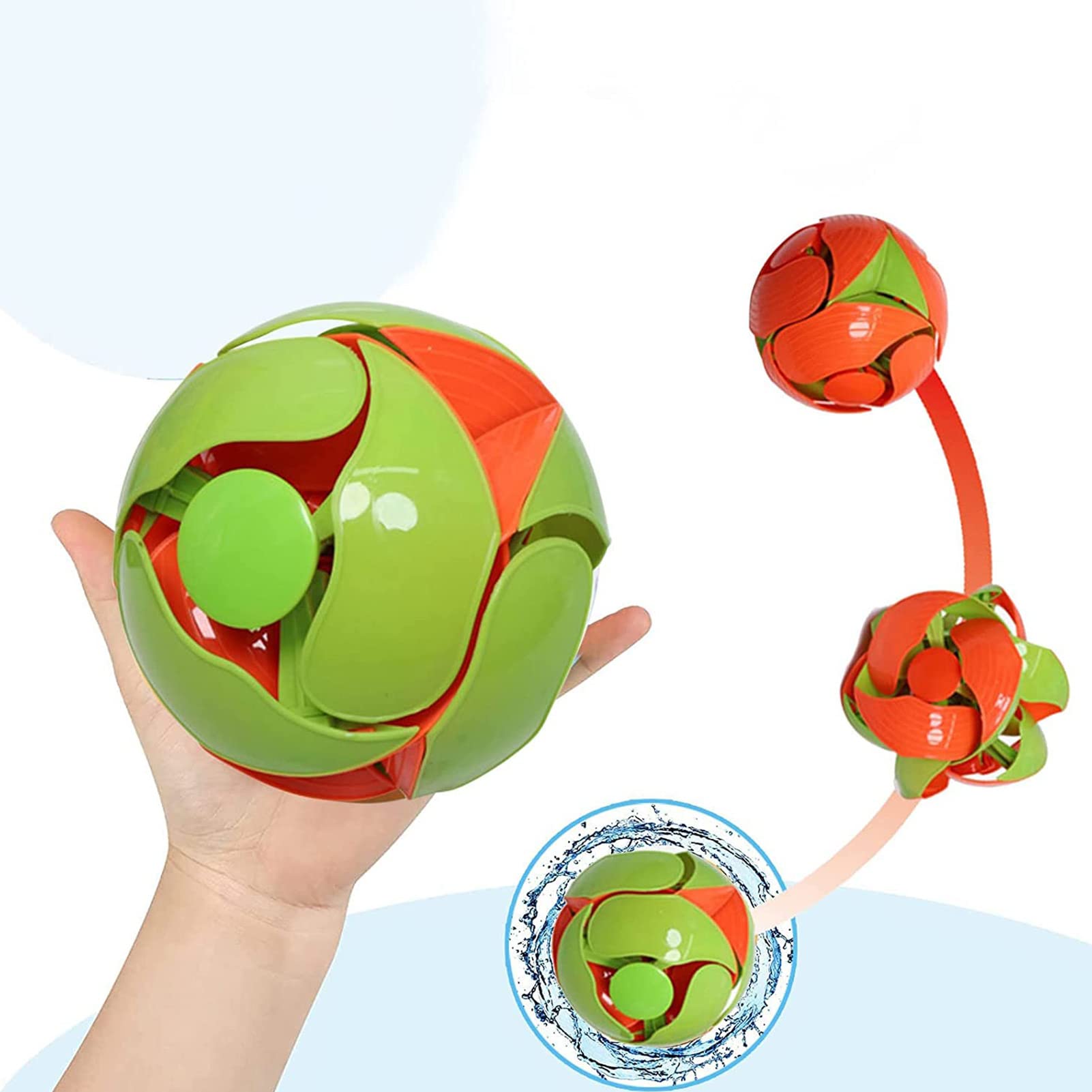 Color Changing Flower Ball With Remote Exhart Triple Kinetic Flower