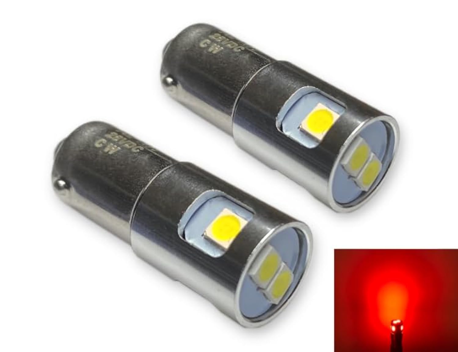 1495, 313 28-Volt Miniature Bayonet Bulb High Output LED Replacement ...