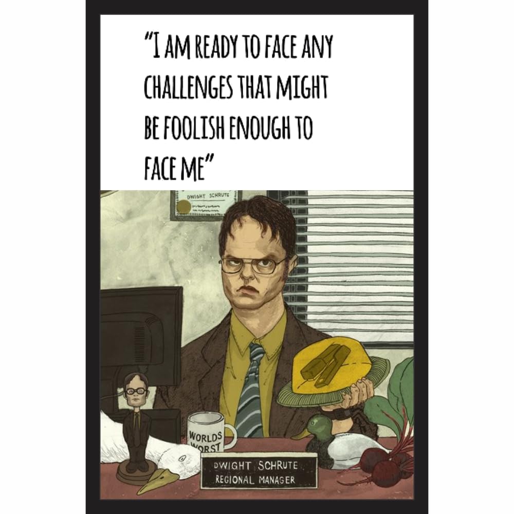 POSTER WALLAH The Office Dwight Poster for Home Office and Student Room ...