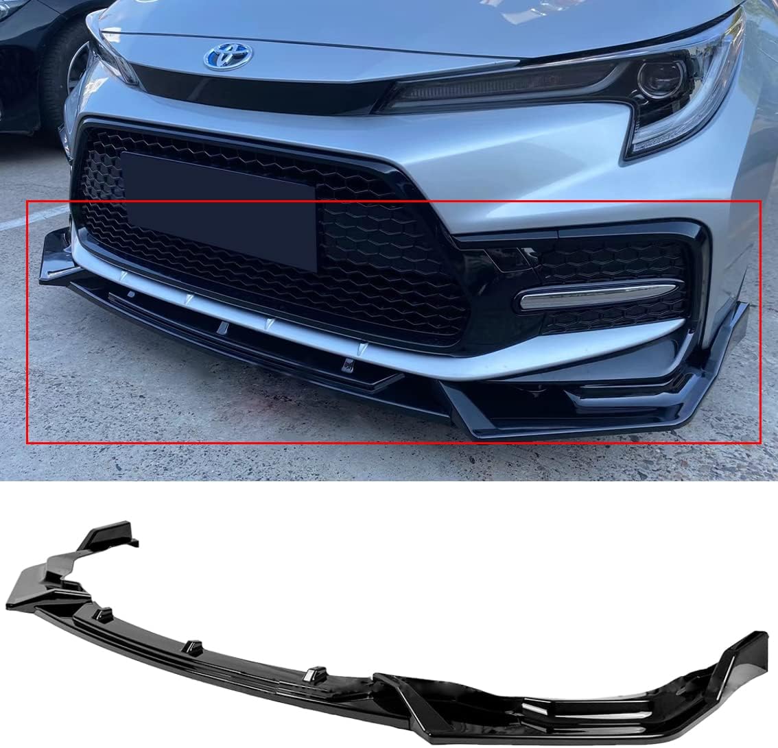 Amazon.com: Syon Auto FITS 2020-2021 TOYOTA COROLLA SEDAN SE/XSE GLOSSY ...