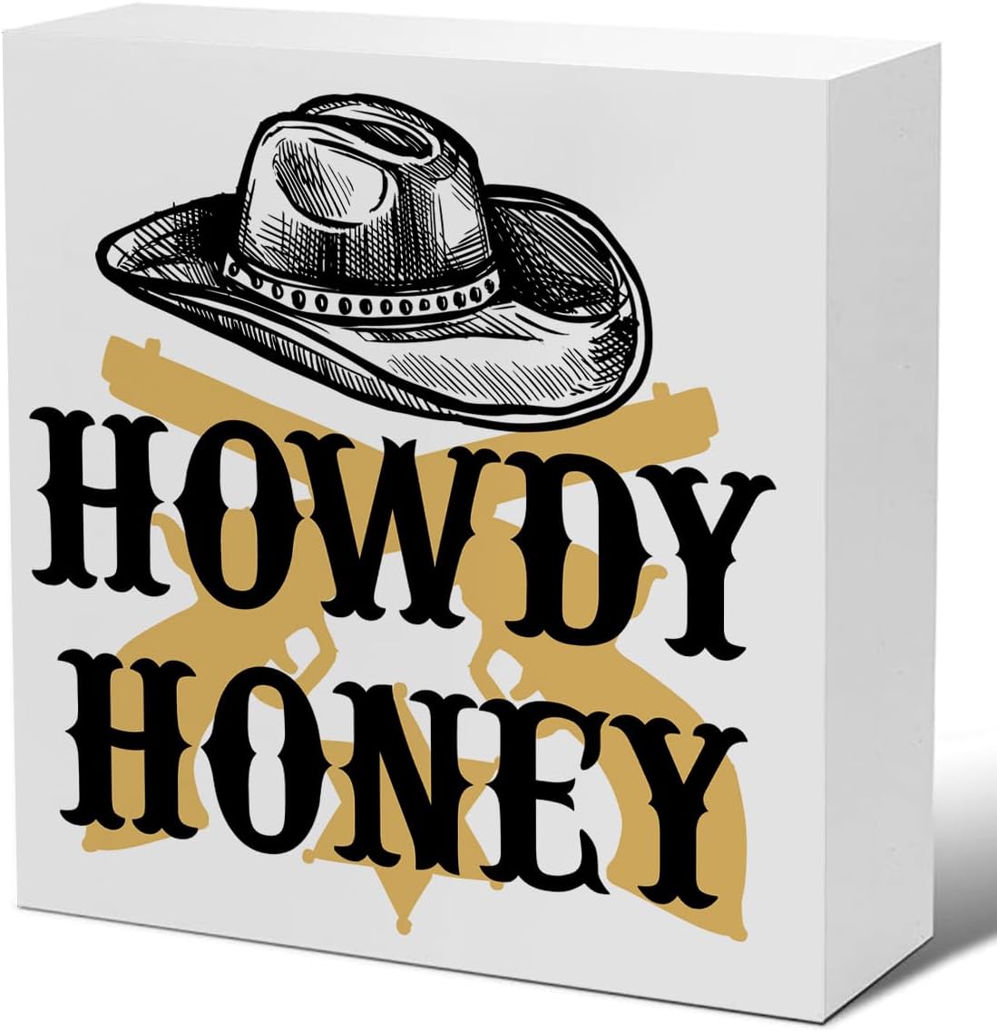 Amazon.com: Western Sign Decor for Home, Howdy Honey Wood Sign ...