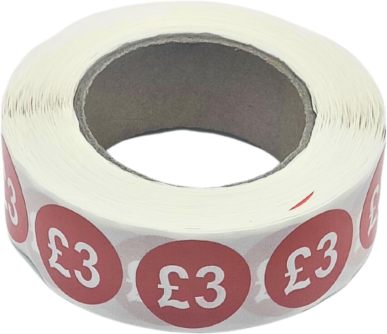 1000x 25 mm red Price self Adhesive Stickers Sticky Labels for Retail ...