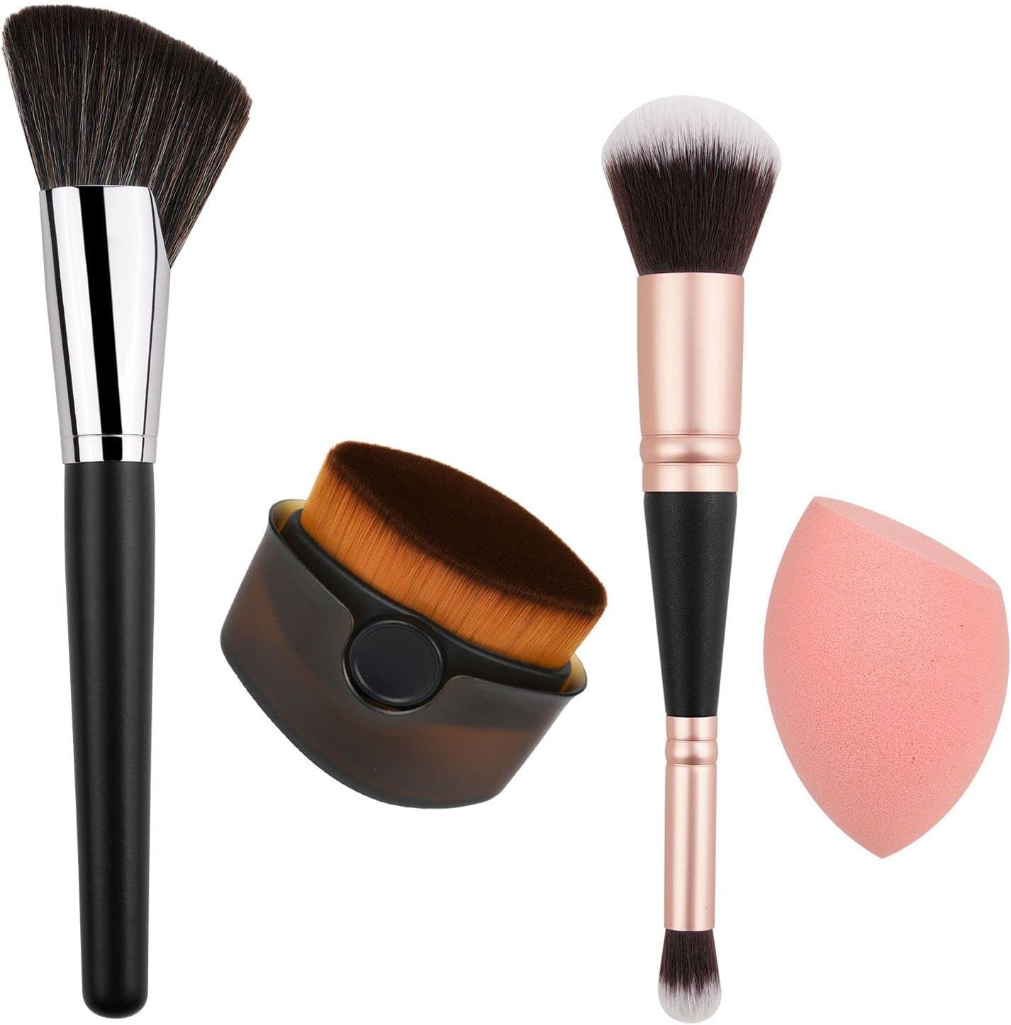 Amazon.com: Makeup Brush Set Make up Brushes and Sponges Set ...