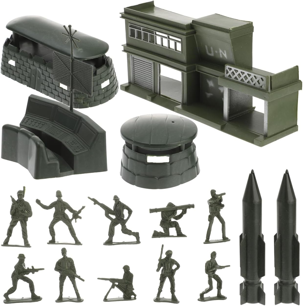 56pcs Figures and Accessories Mini Model Toy Set Playset Accessories ...