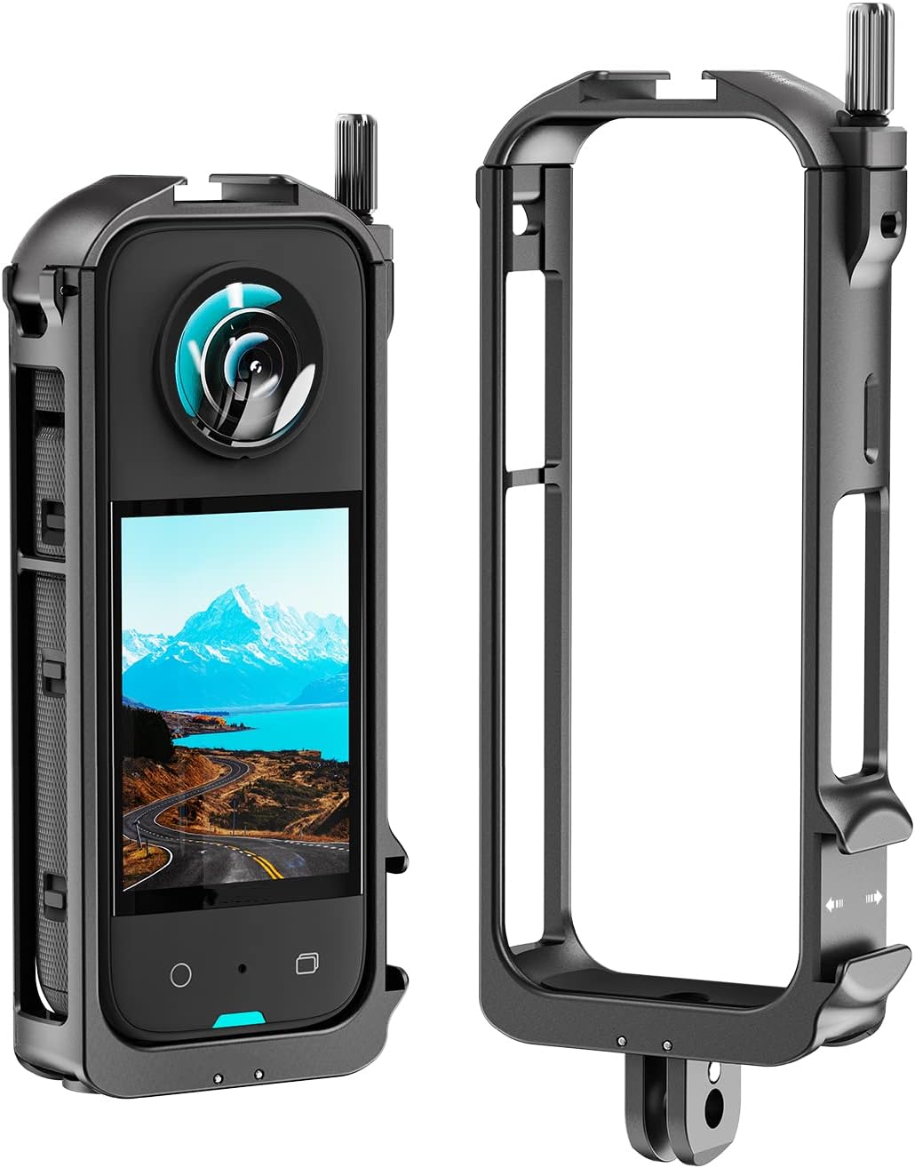 Amazon.com : Metal Cage Frame for Insta360 X3 Protective Case Cage Rig ...