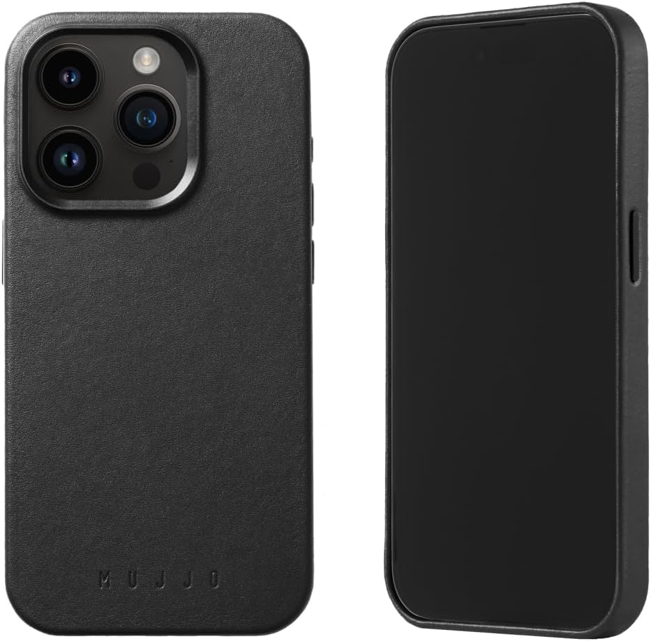 Amazon.com: Mujjo Leather Phone Case - Fits iPhone 15 - MagSafe ...