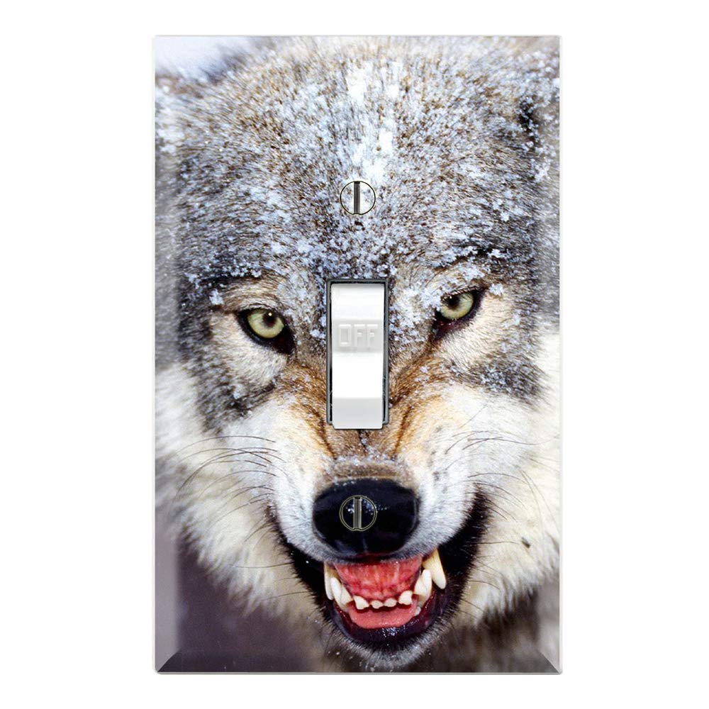 Graphics Wallplates - Wolf - Single Toggle Wall Plate Cover - Amazon.com