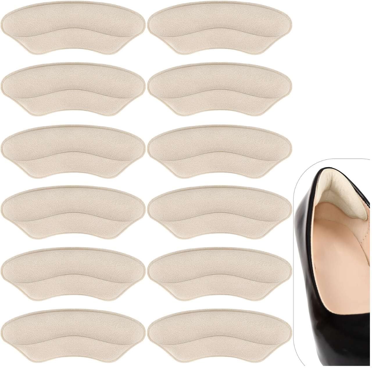 Amazon.com: Heel Pads for Shoes that are Too Big, 6 Pairs Heel Inserts ...