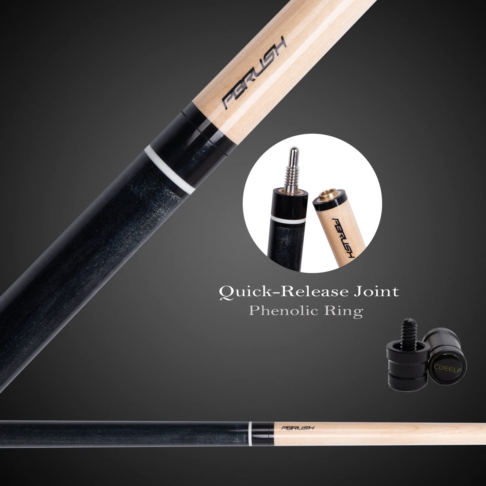 Snapklik.com : Heavy Hitter Jump Break Pool Cue 20oz 21oz 22oz 23oz 3 ...