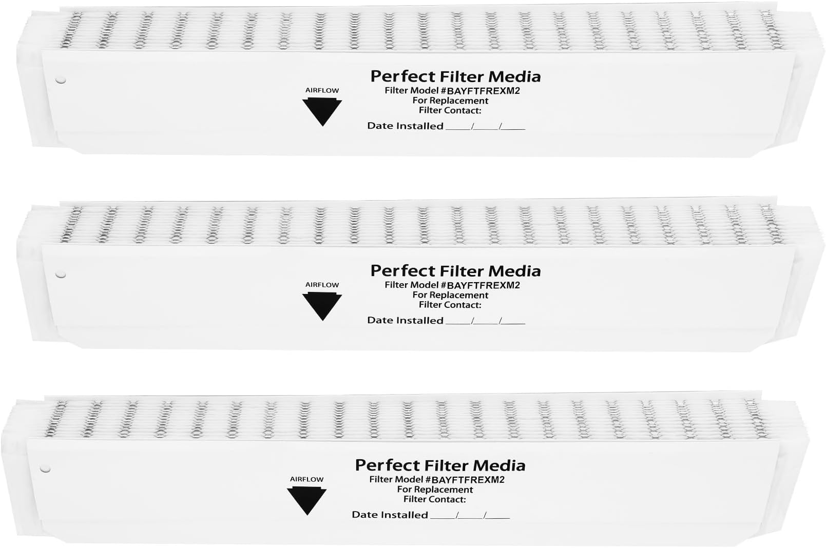 3 Packs,Upgrade BAYFTFREXM2 MERV 13 Perfect Fit 5 Filter Media ...