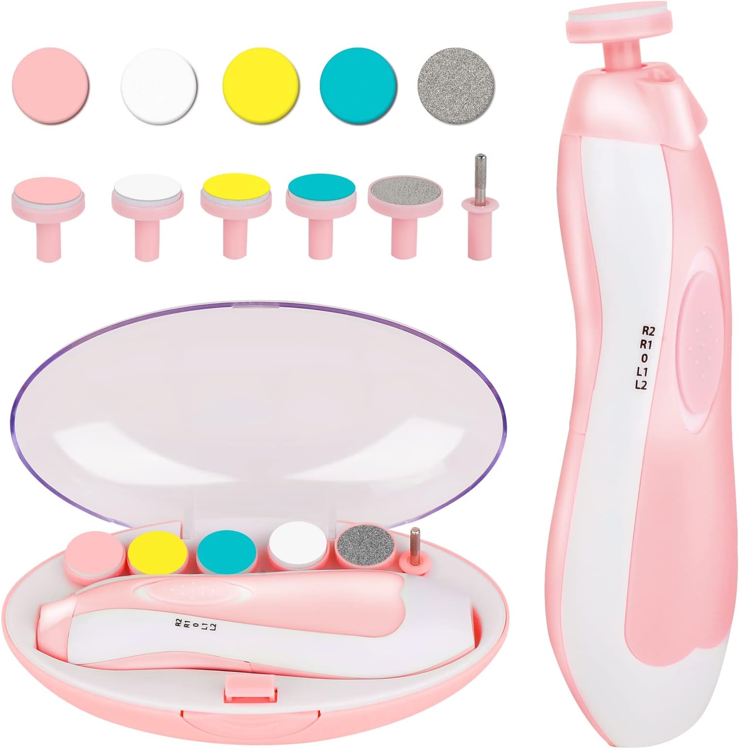 Amazon.com: Baby Nail File Clippers Electric: Baby Nail Trimmer ...