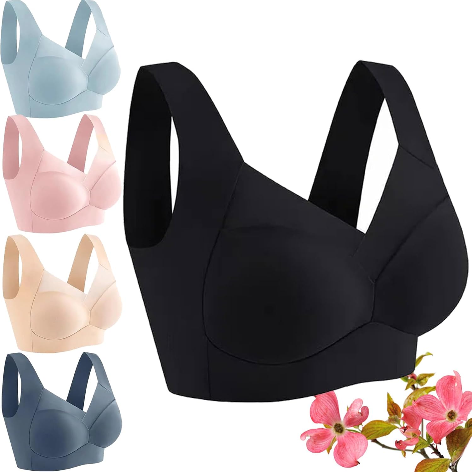 Wmbra Bra, Wmbra Posture Correcting Bra, Zenchic Bra-Summer Push Up ...
