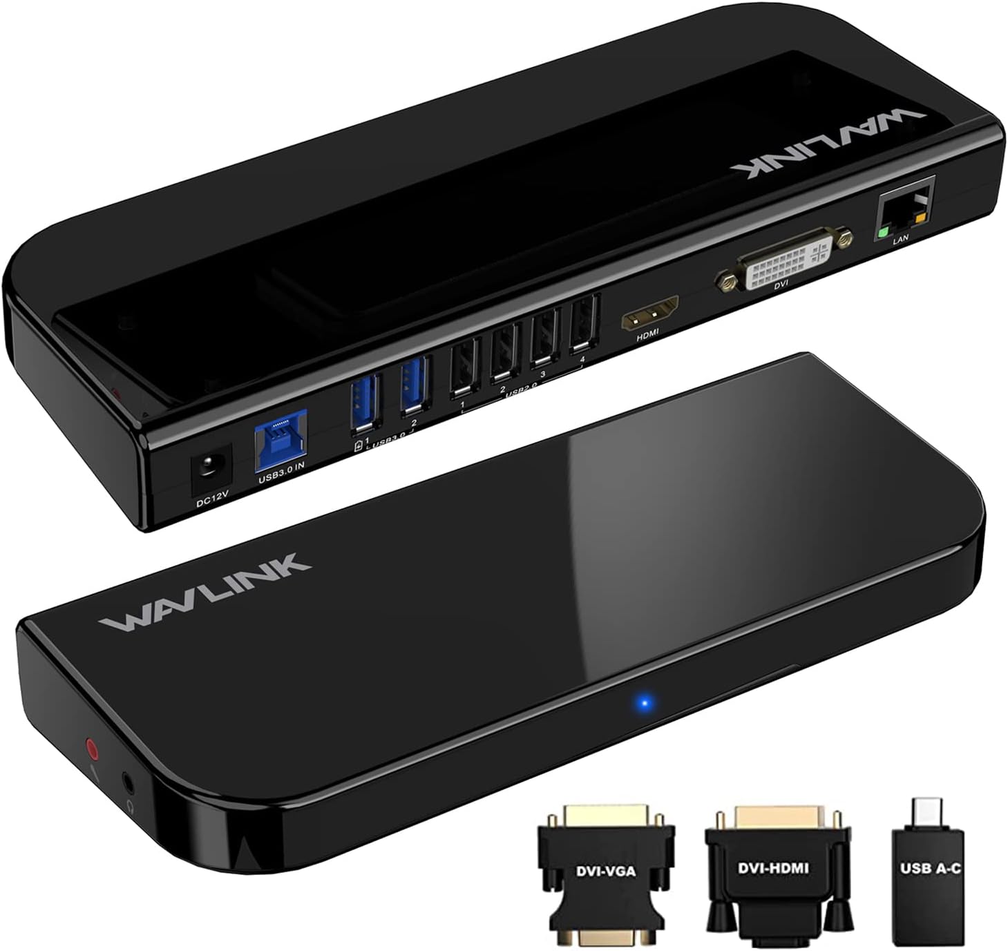 WAVLINK Docking Station 2 Monitors, USB C/USB 3.0 Universale Dock ...
