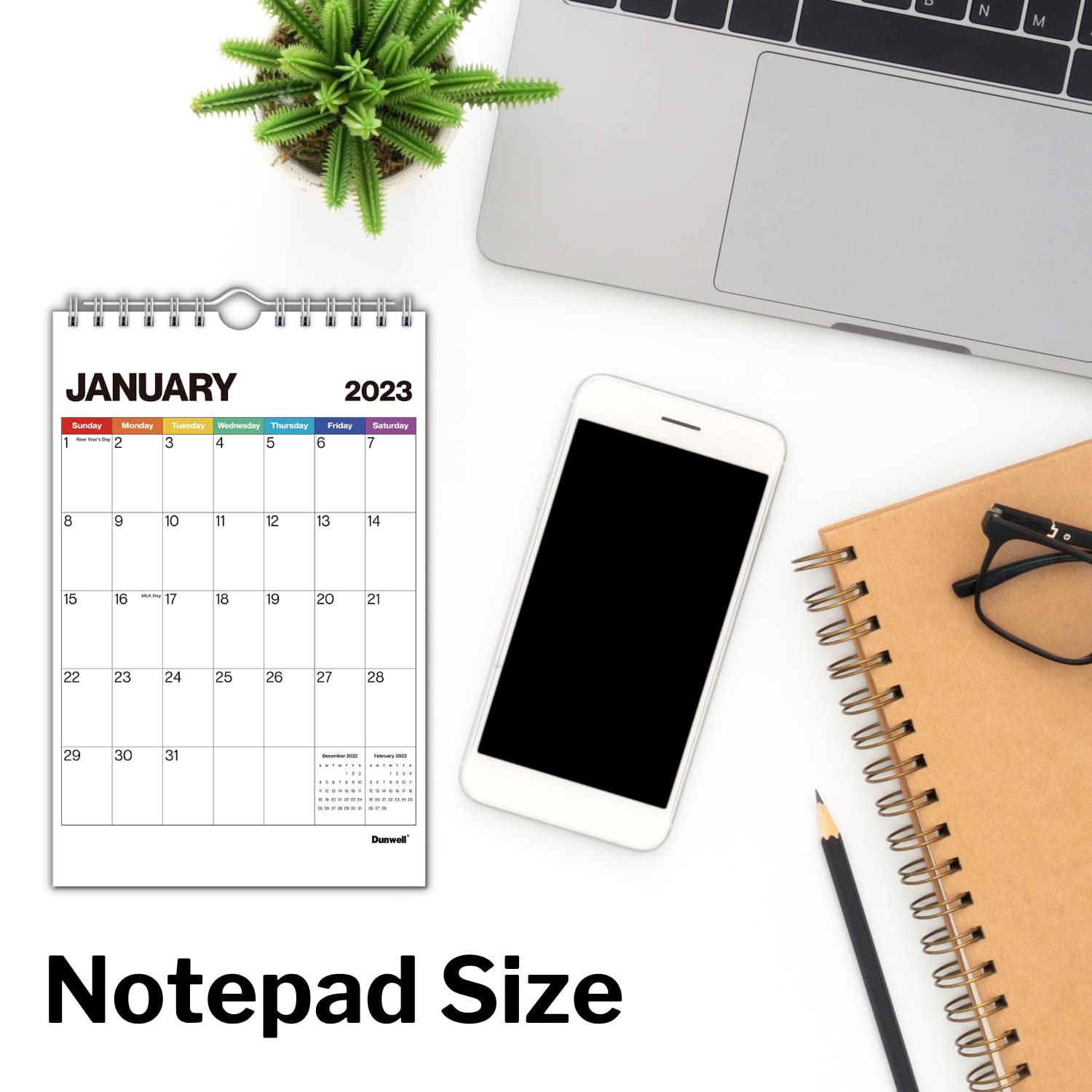 Buy Dunwell Mini Wall Calendar 2022-2023 - (5.5x8.5, Colorful), 18 ...