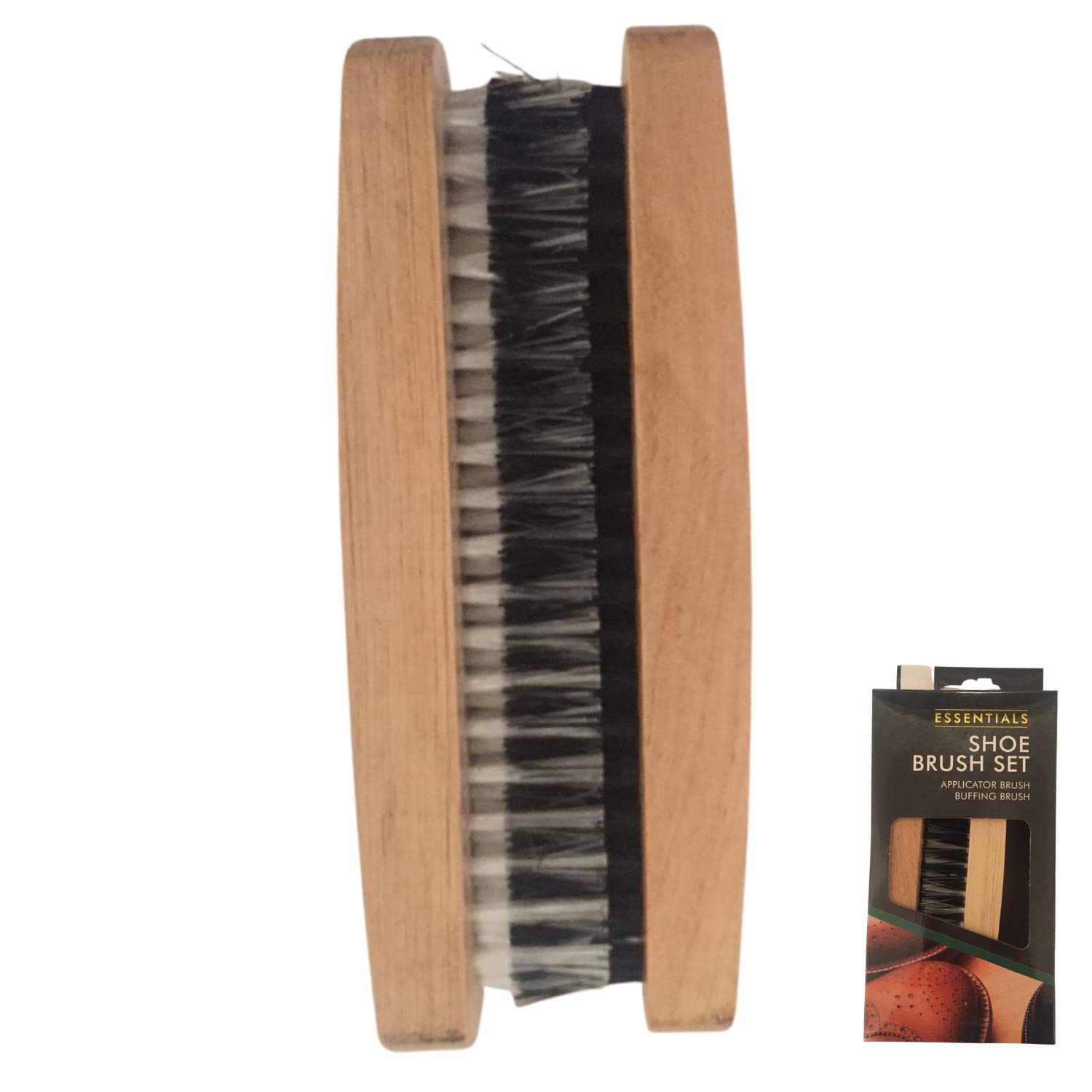 Boot brush 2pcs Traditional Shoe Brush for leather shoes - Includes ...