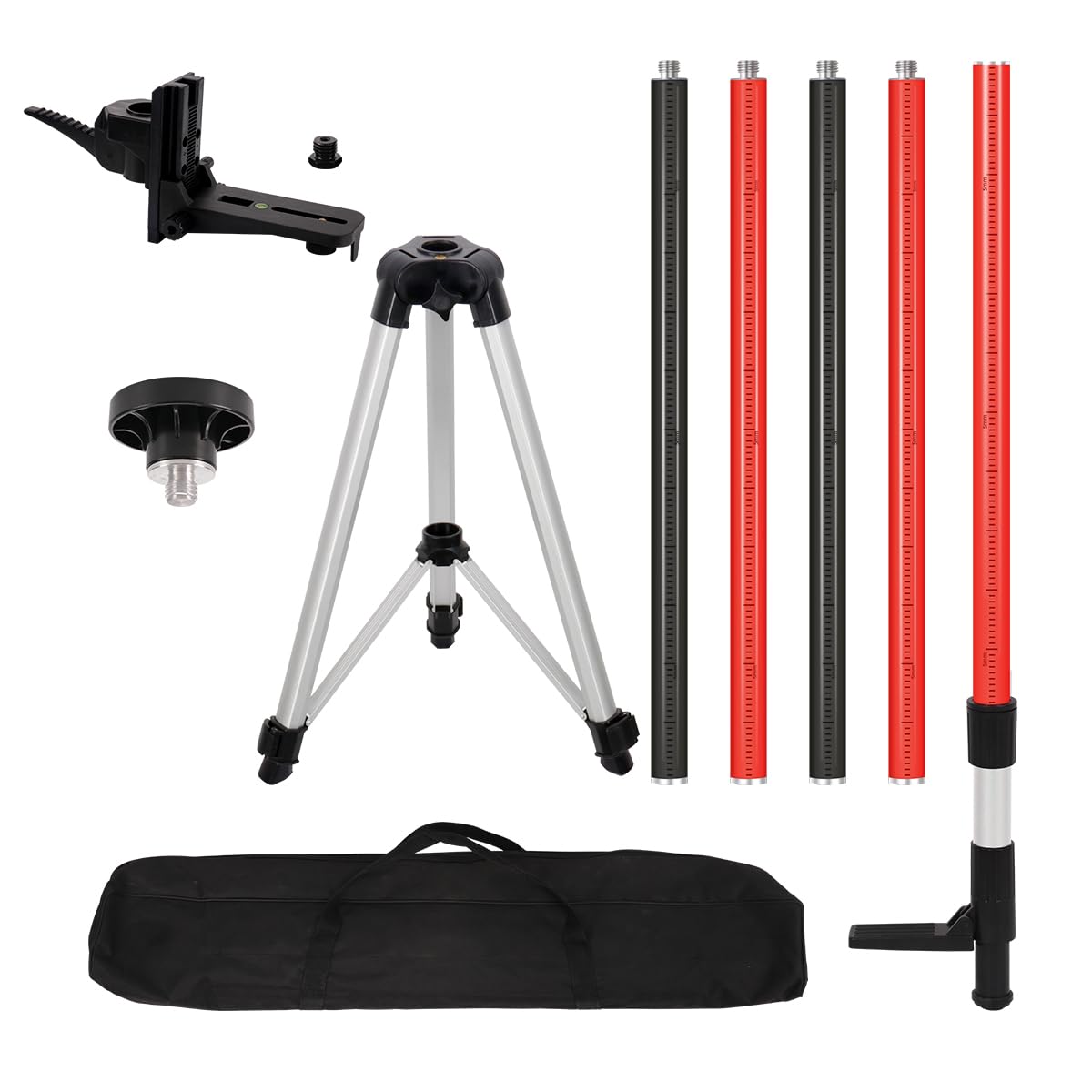 Snapklik.com : 12Ft/3.7M Professional Telescoping Laser Level Pole