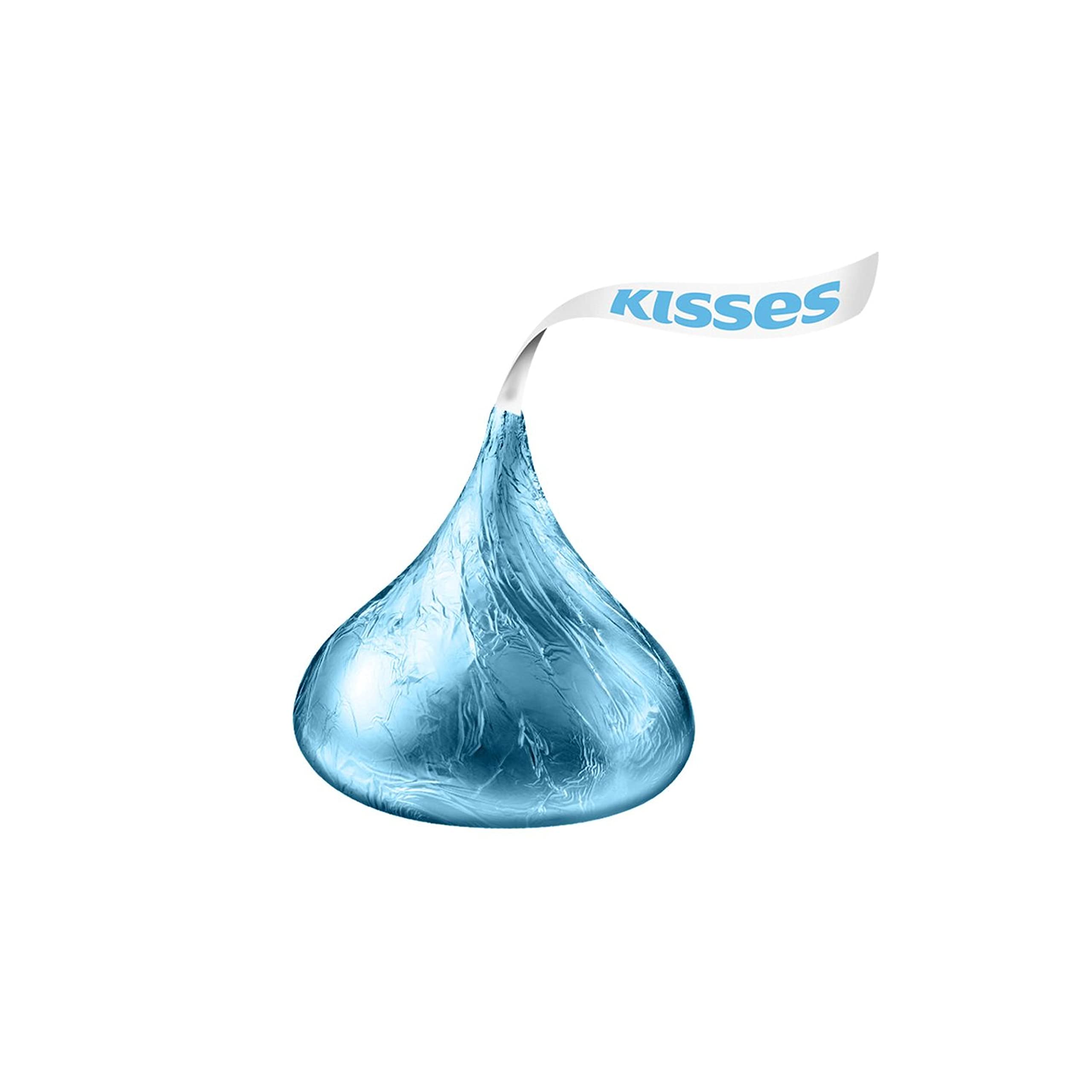 Buy HERSHEY'S KISSES Blue Foils Milk Chocolate Candy, Bulk, 66.7 oz Bag ...