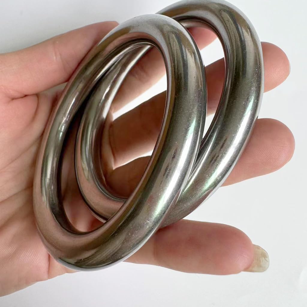 Snapklik.com : Stainless Steel Lifting Ring, 2 Pack 3.2 Inch Seamless ...